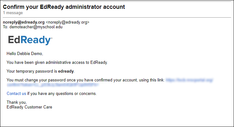 Instructor Login/Password: Receiving Access to EdReady – Texas CCRSM Help